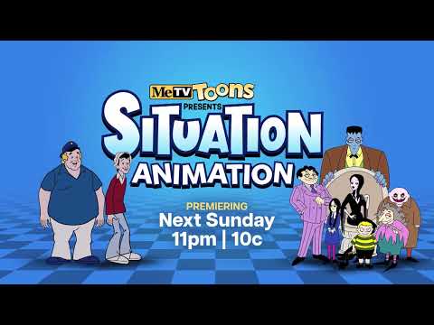 Starting next Sunday, late-night Sundays are for Situation Animation on MeTV Toons!