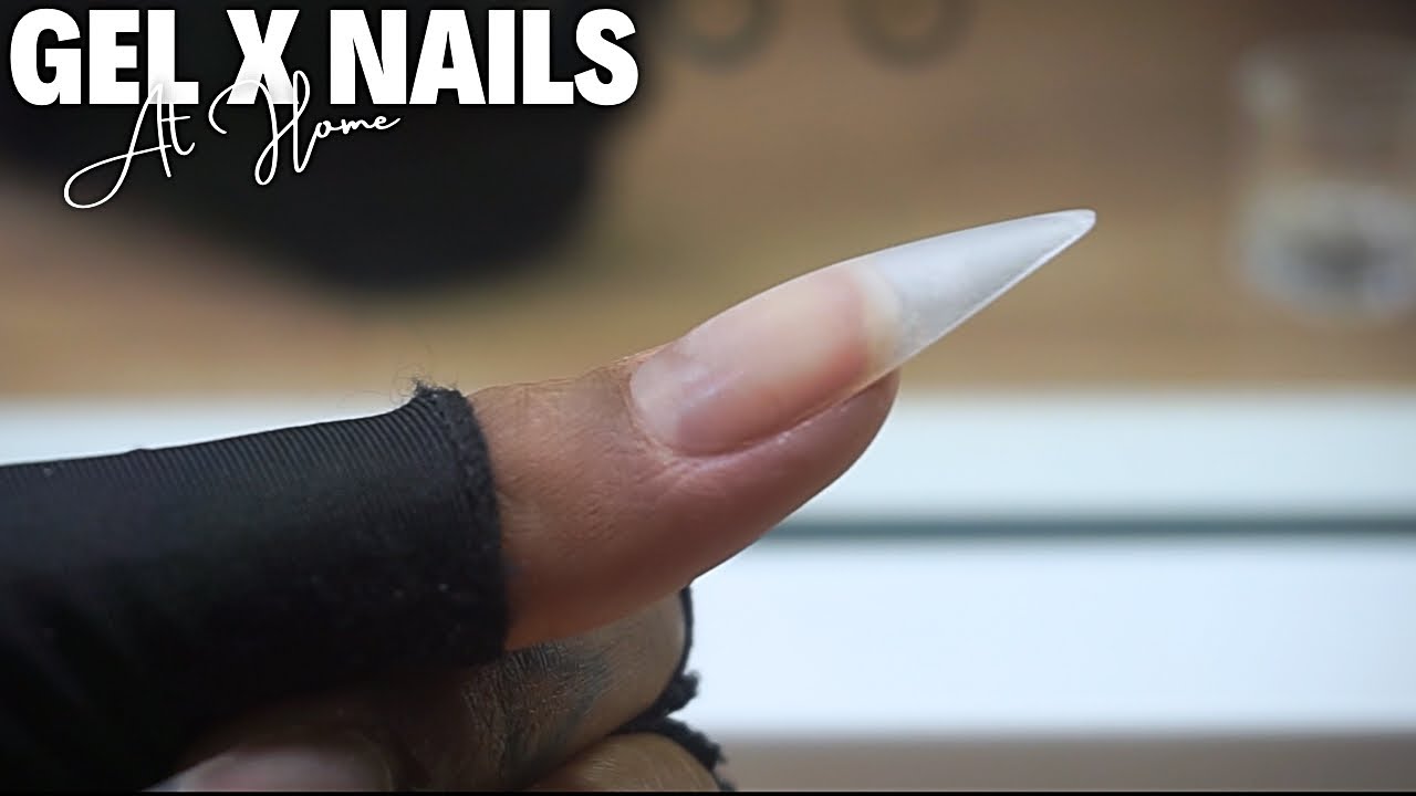 How To Do Gel X Nails At Home | Beginner Friendly Tutorial - YouTube