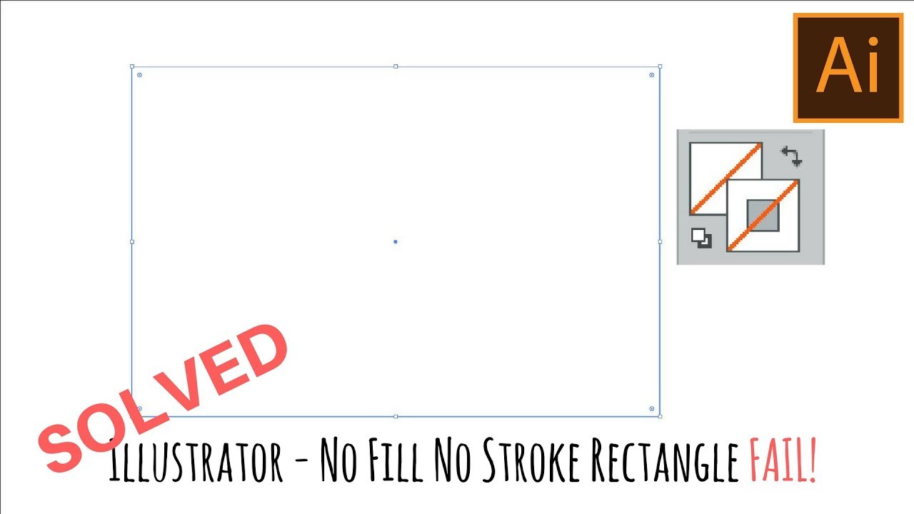 Illustrator CC2018 Problems With A No Fill No Stroke Rectangle SOLVED illustrator-cc2018-problems-with-a-no-fill-no-stroke-rectangle-solved