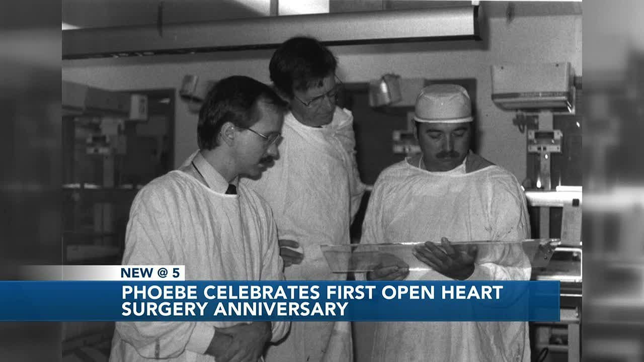 Phoebe celebrates 40 year anniversary of first open heart surgery - YouTube