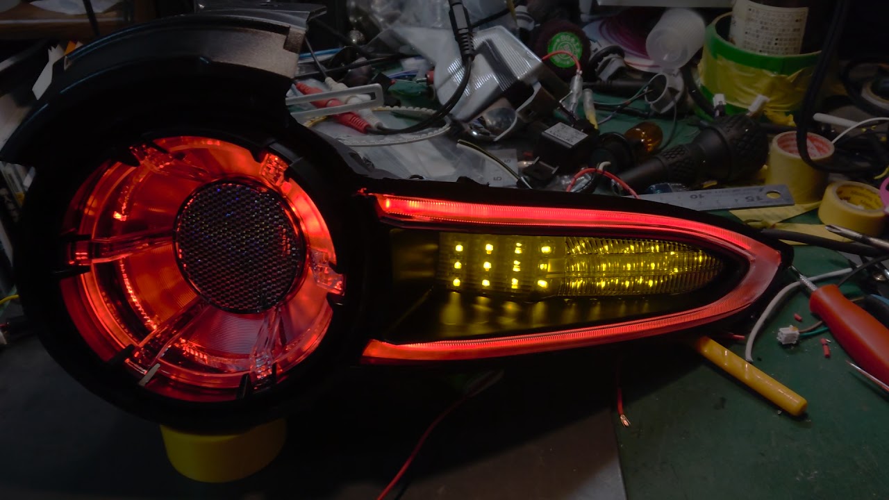 Mazda MX5 ND Mk4 Skeleton Tail Lamps ＆ Dimming turn signal Installation ...