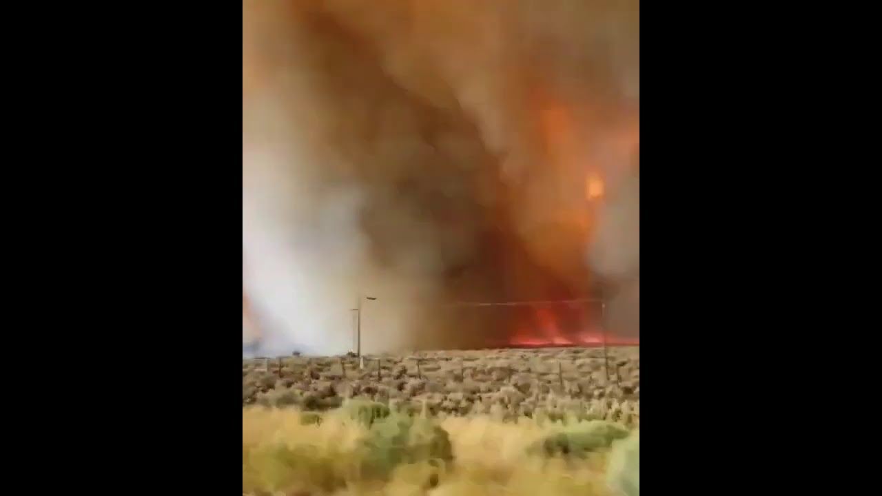 Actual footage Firenado in California 2020 - YouTube