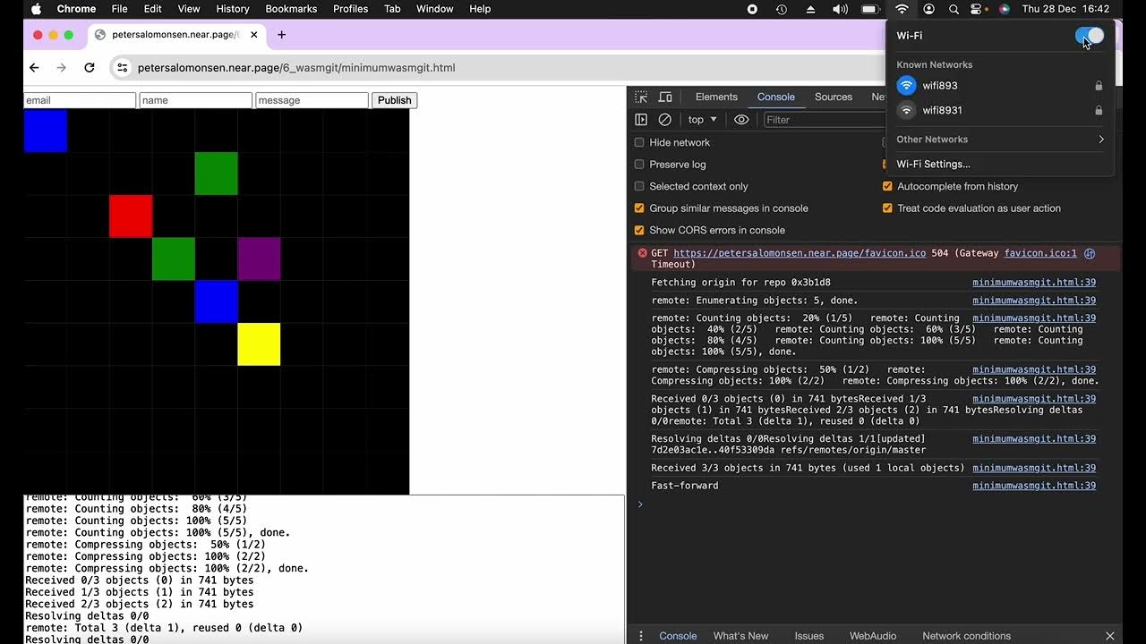 Wasm-git demo, example from my WebAssembly book - YouTube