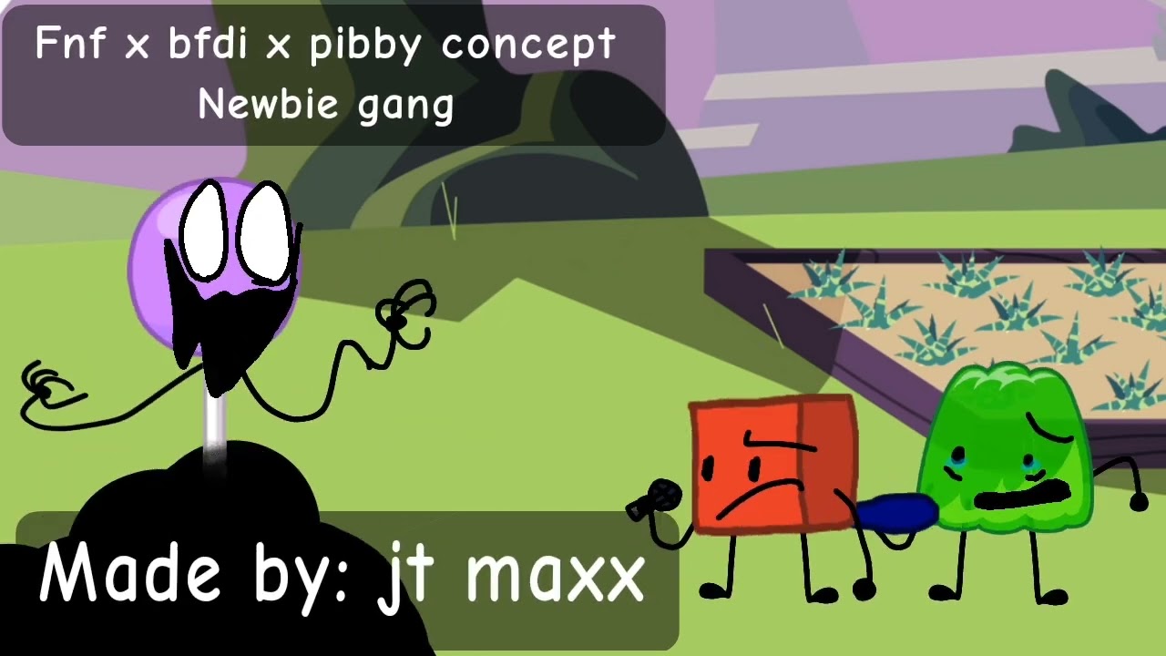 Fnf x bfdi x pibby concept newbie gang - YouTube