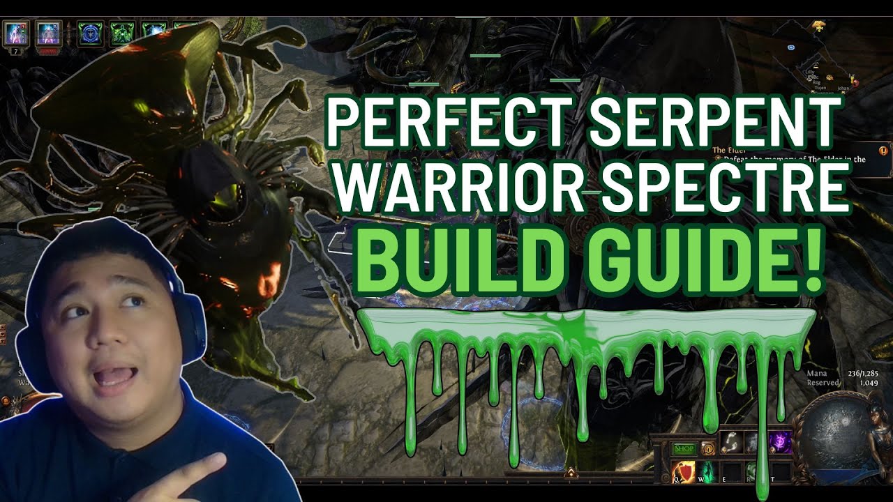 Perfect Serpent Warrior Spectre Build Explained | Path of Exile 3.25 ...