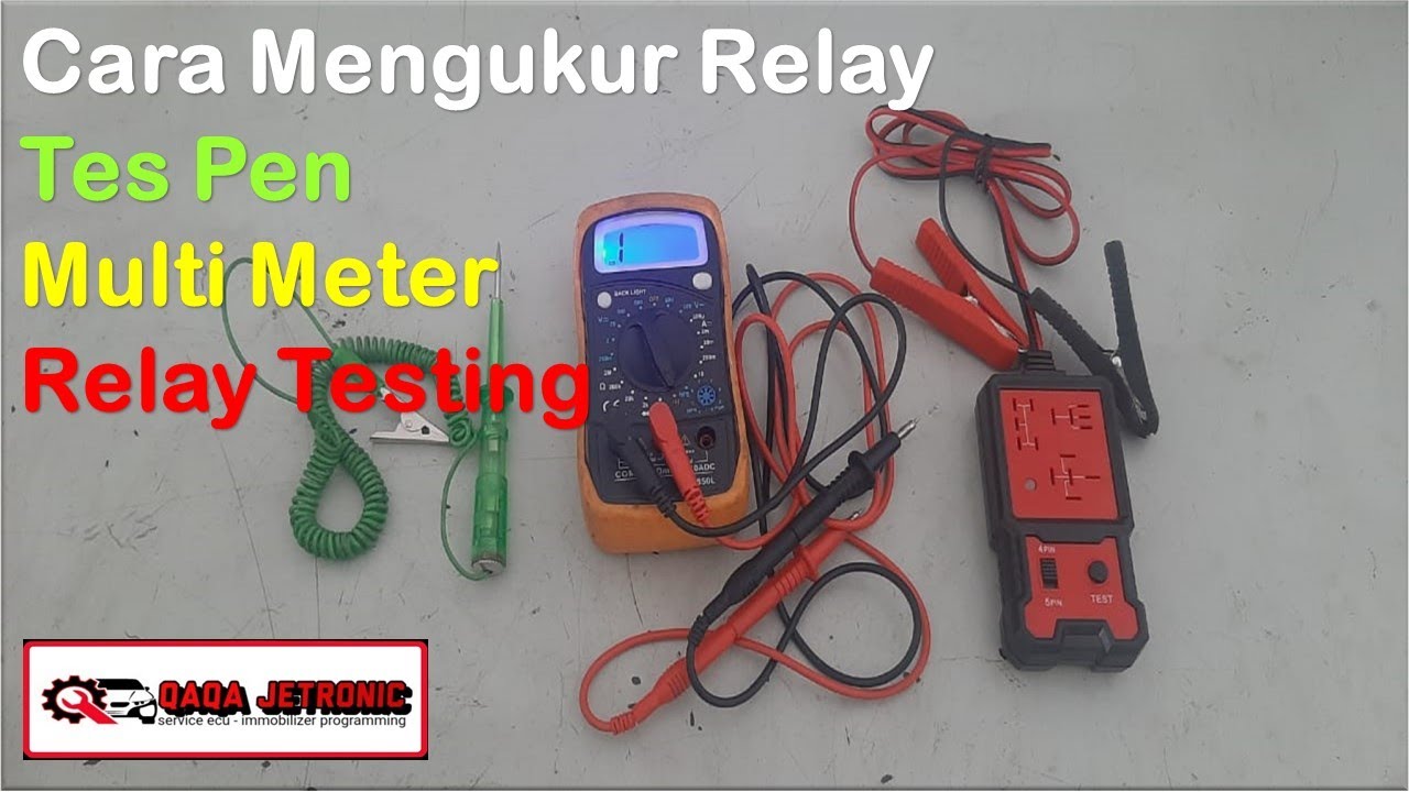 Cara Mengukur Relay ( 3 Metode ) Tes Pen,Multi Meter Dan Relay Testing ...
