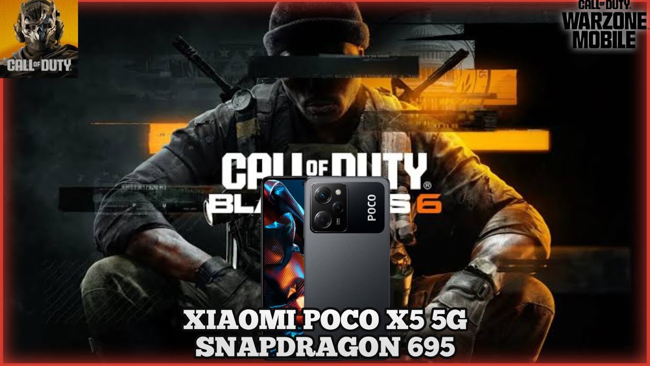 COD Warzone Mobile X Black Ops 6|Xiaomi Poco X5 5G(Snapdragon 695). Royale Móvil - YouTube