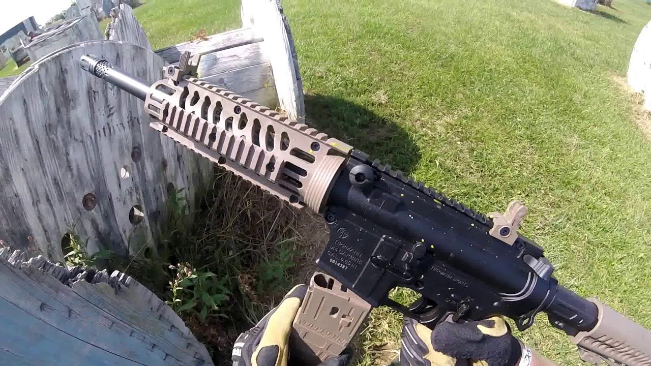 Tippmann TMC Magfed Paintball Gameplay #2 @ Paintball Country 9-3-2017 ...