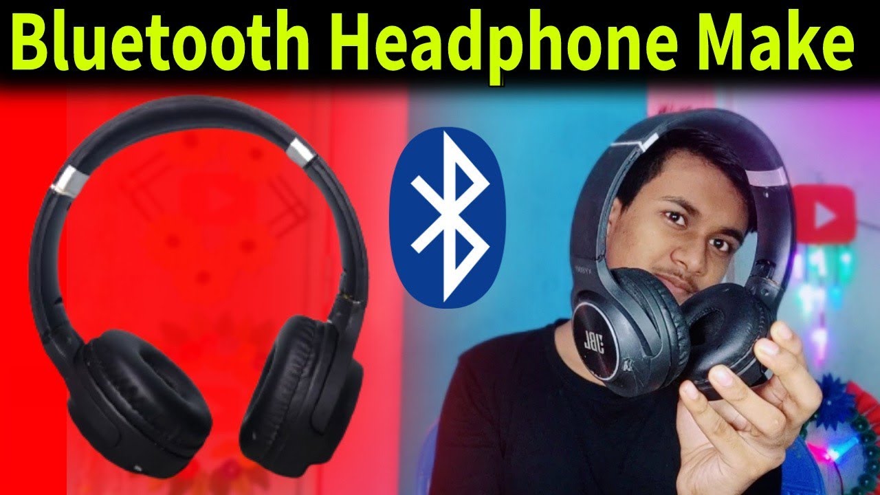 How To make Bluetooth Headphone || Normal Headphone To Bluetooth ...