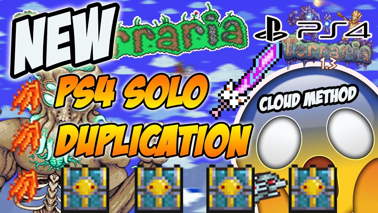 Terraria 1.3 Ps4 Duplication Glitch (Terraria 1.3 Console Glitches ...