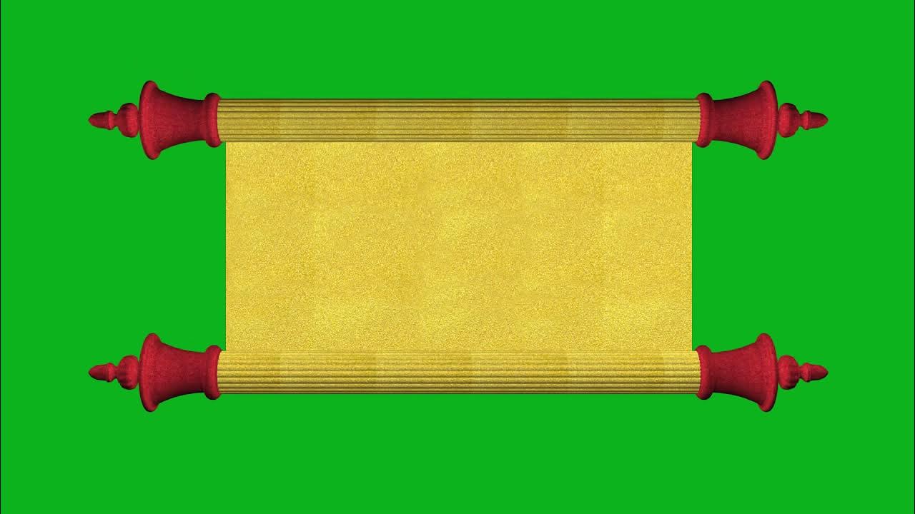 Kings Old Letter Scroll Animation for Wedding | No Copyright Ancient ...