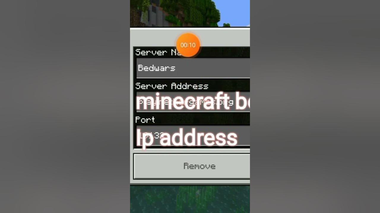 minecraft bedwars server Ip address best bedwars server - YouTube