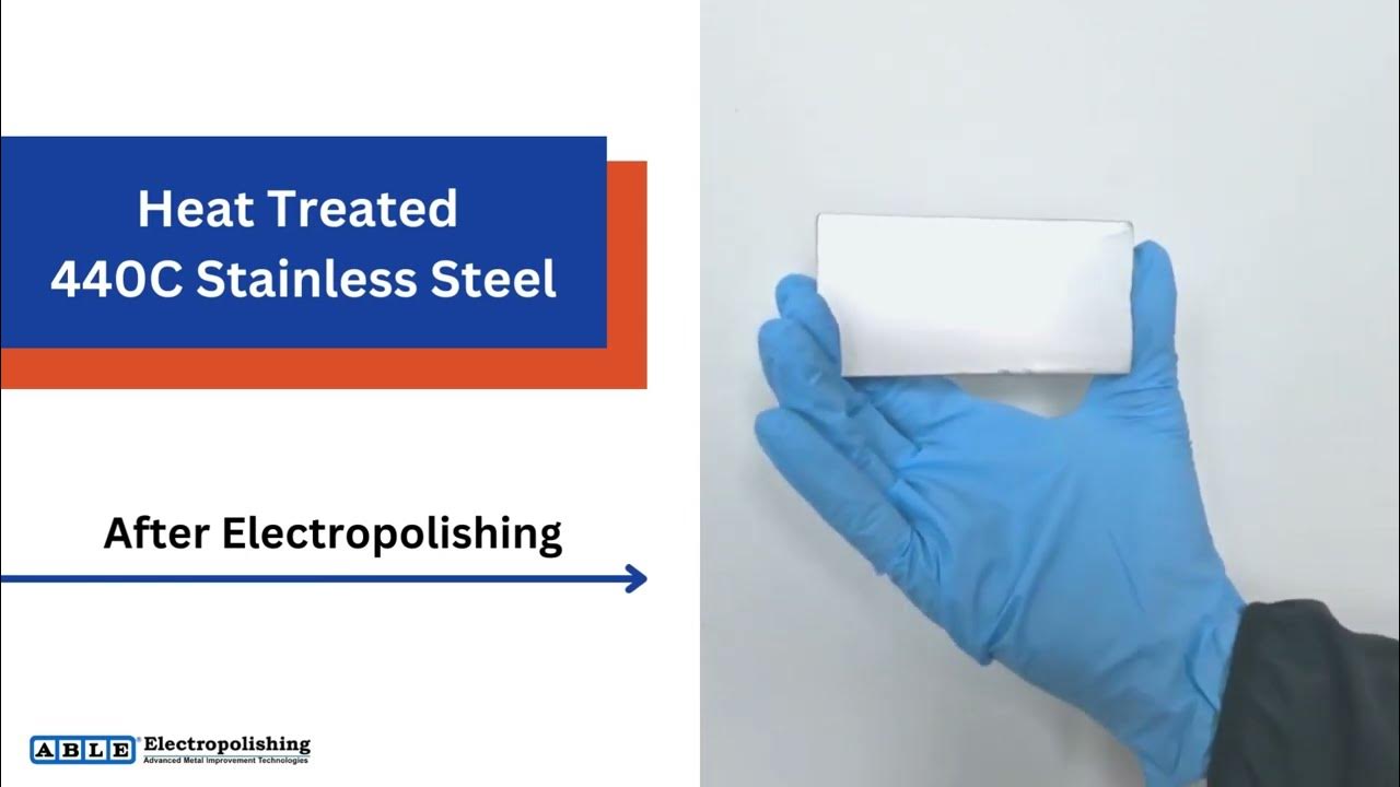 electropolishing-heat-treated-440c-stainless-steel-before-after
