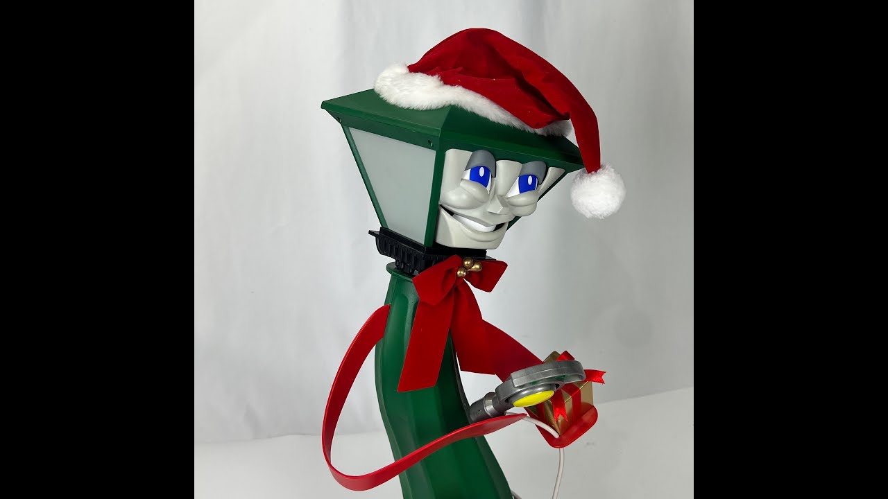 Telco 1997 Frank E. Post Animated Singing Lamp Post with Motion ...