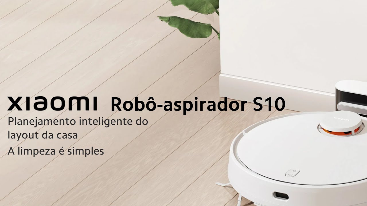 XIAOMI ROBOT VACUUM S10 ROBÔ ASPIRADOR E PASSA PANO - YouTube