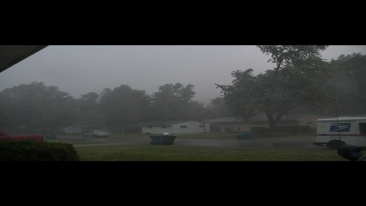 Severe Microburst (Trees & Powerlines Brought Down) St. Louis Mo. 6/14 ...