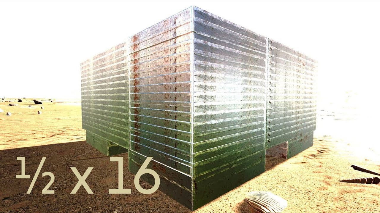 stacking foundations by halves | Ark Survival Evolved 45 - YouTube