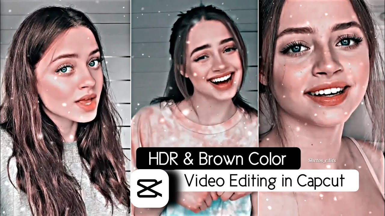 TikTok Trending HDR & Brown Color Video Editing in Capcut || Velocity Edit || Capcut Tutorial ...