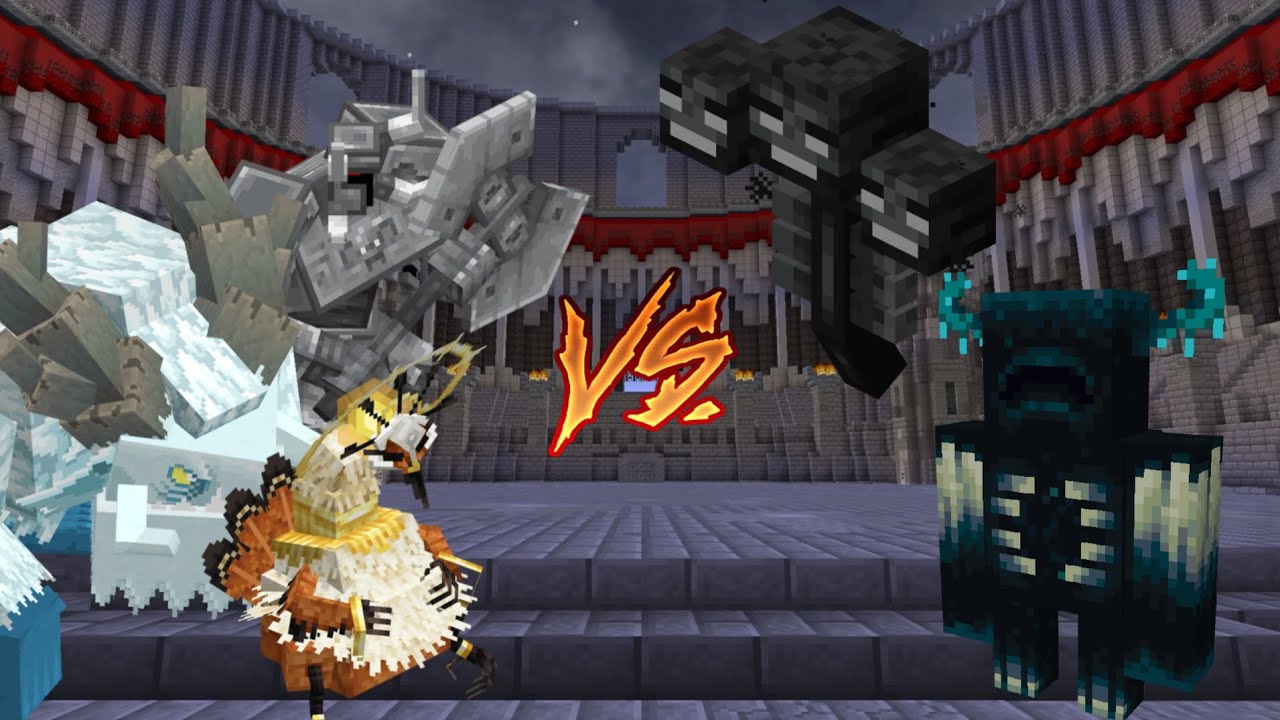 Minecraft: Mowzie's Mobs Bosses Vs. Minecraft Vanilla Bosses - Mob ...
