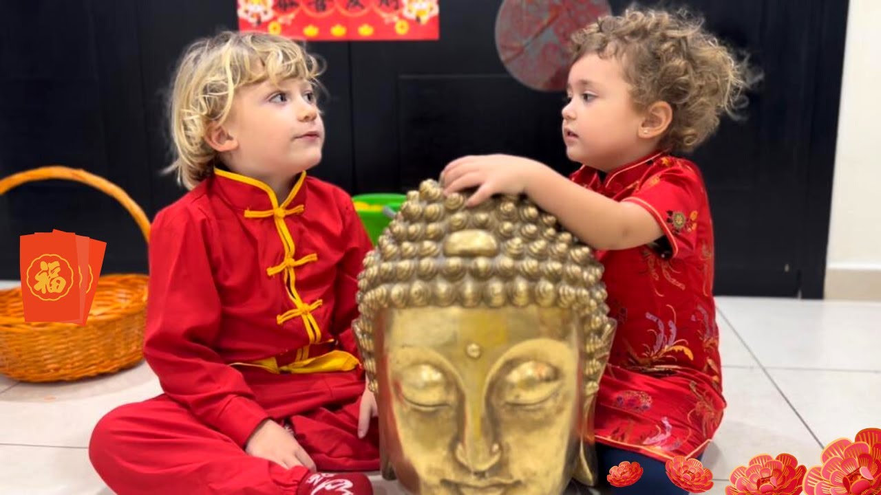 Chinese New Year with Haydar and Freya - YouTube