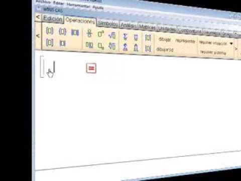 Matemáticas: Tutorial de Wiris para 1º de Bachillerato Ciencias y Tecnología - YouTube