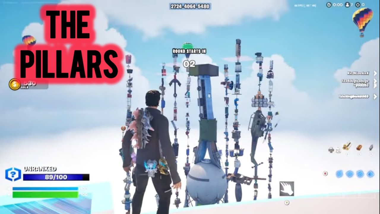 Fortnite The Pillars - Creative - YouTube