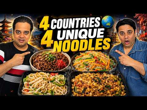 Unique Noodles Japchae, Yaki Udon, Sichuan Lo Mein, Pad Thai | World Street Food Review ChatoraPoint