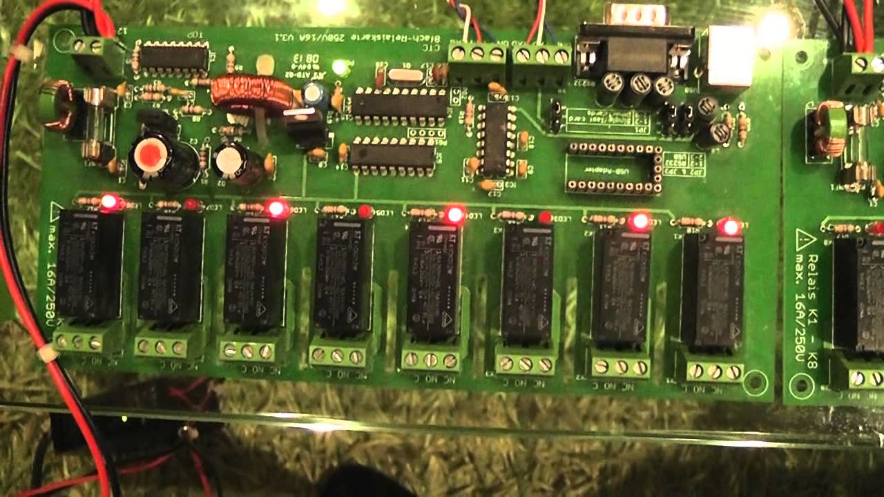 Loxone-Conrad relaycard - YouTube