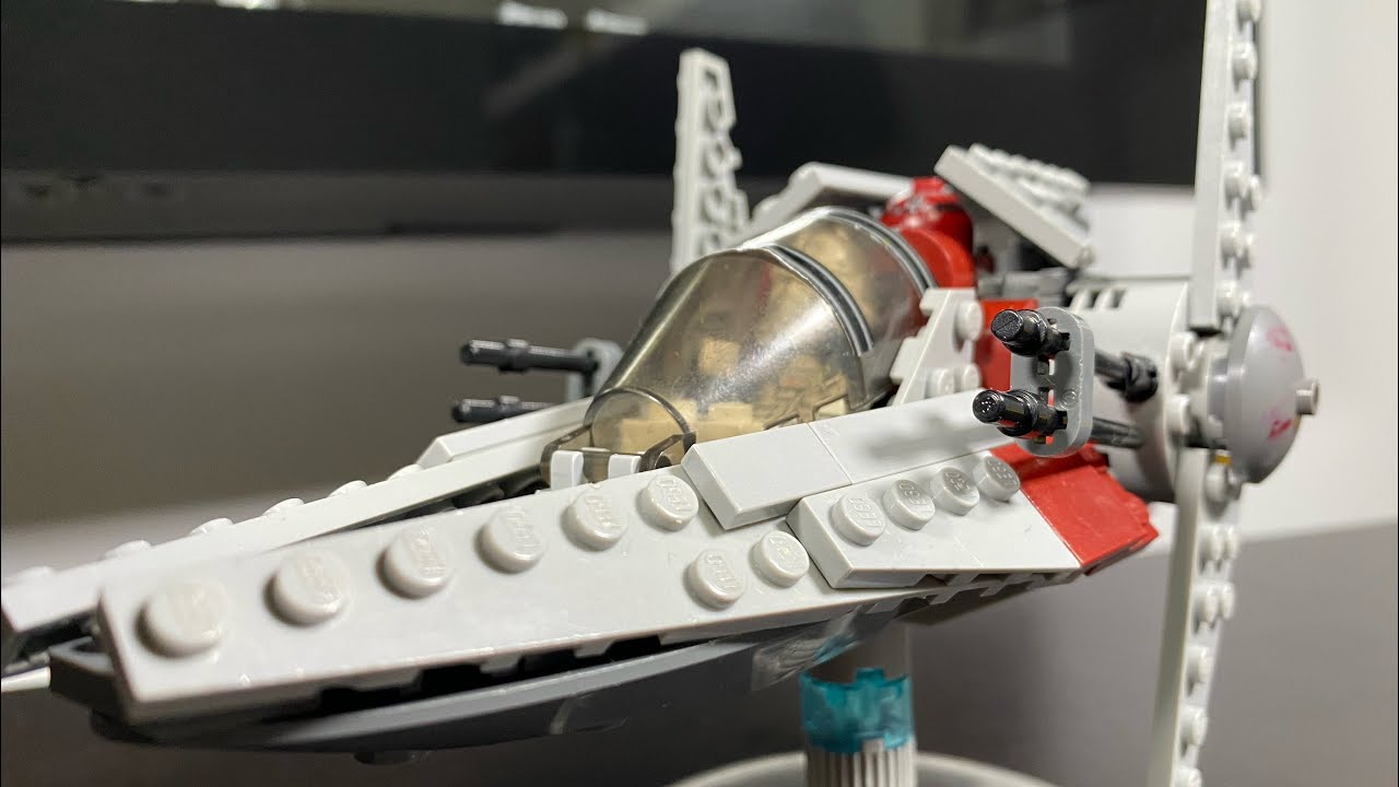 Custom LEGO V-wing - YouTube