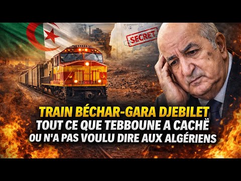 Train Béchar-Gara Djebilet : tout ce que Tebboune a caché ou n’as pas voulu dire aux Algériens