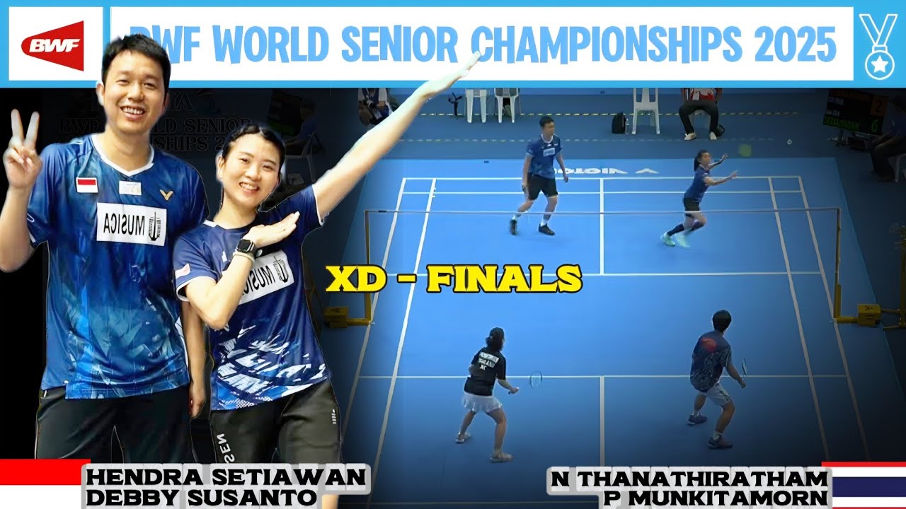 [XD35-F] Hendra Setiawan/Debby Susanto vs Nawut/Peeraya | Badminton ...