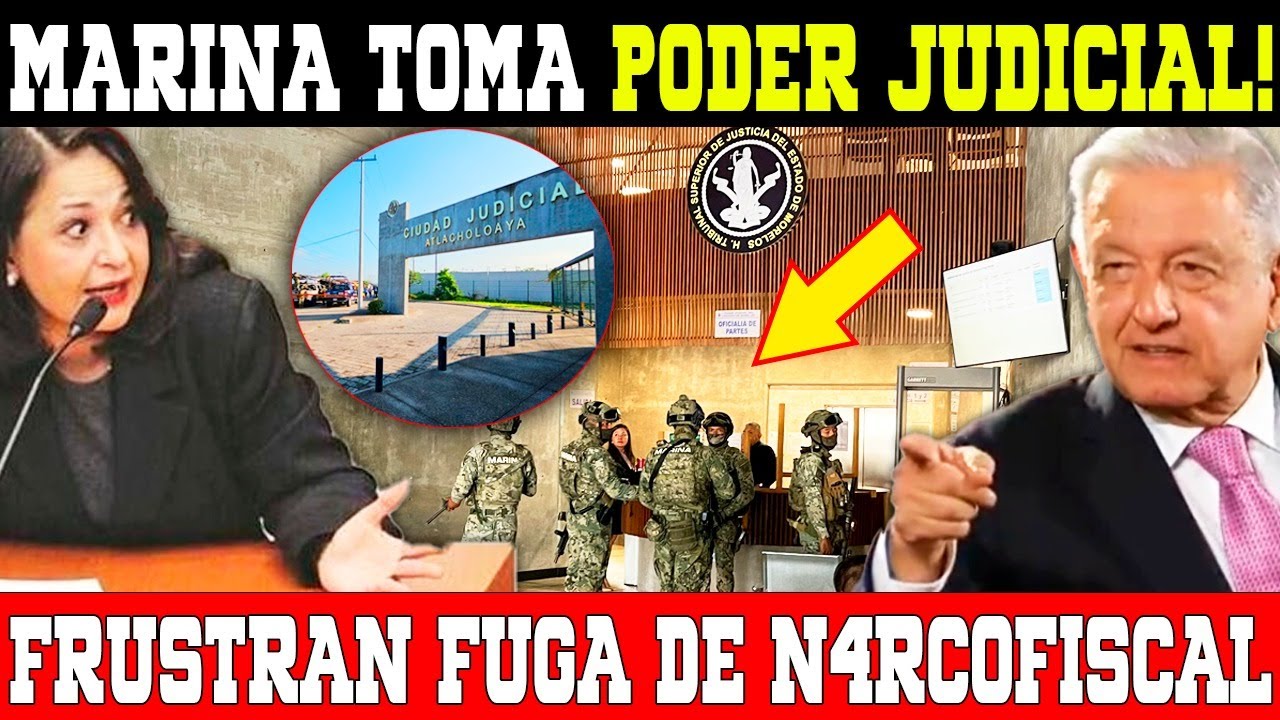 MARINA IRRUMPE! TOMAN CONTROL JUDICIAL, FRENAN FUGA DE FISCAL DE ...