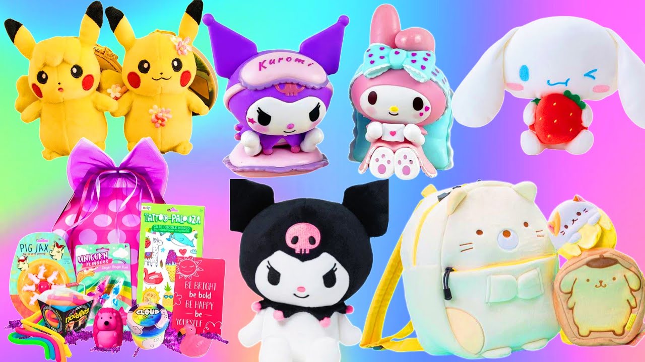 unboxing | various cute Sanrio characters, Kuromi, Hello Kitty ...