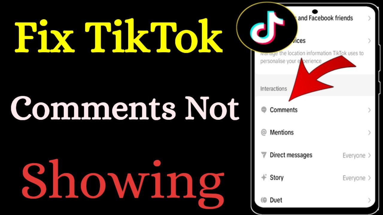 Tik Tok Video Comment Not Showing | How to Fix TikTok video no Comments ...