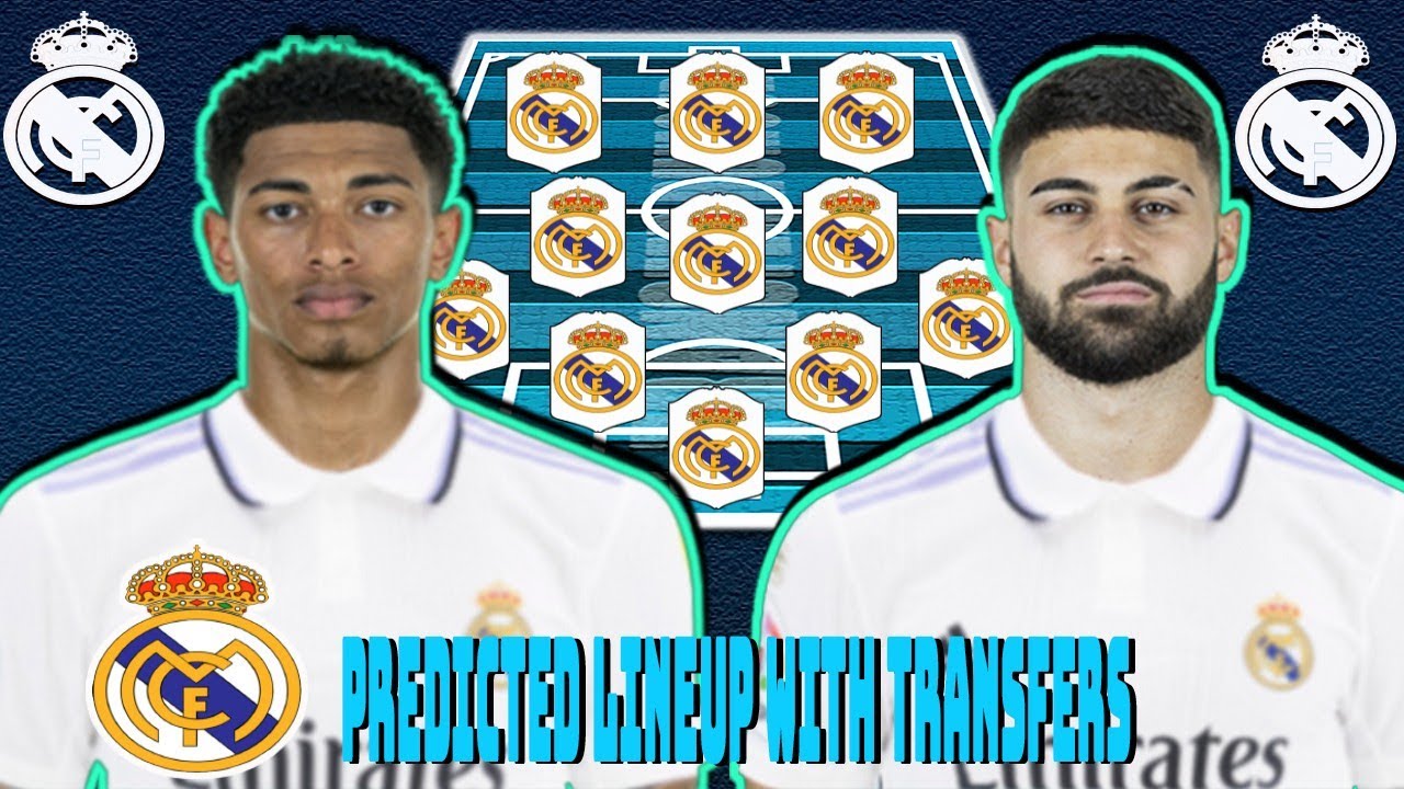 Real madrid Predicted Lineup with Transfers|⚽️Summer Transfers rumours ...
