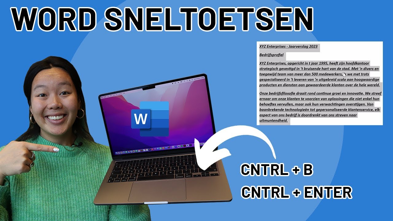 Handige sneltoetsen in Word gebruiken! Welke zijn er? - YouTube