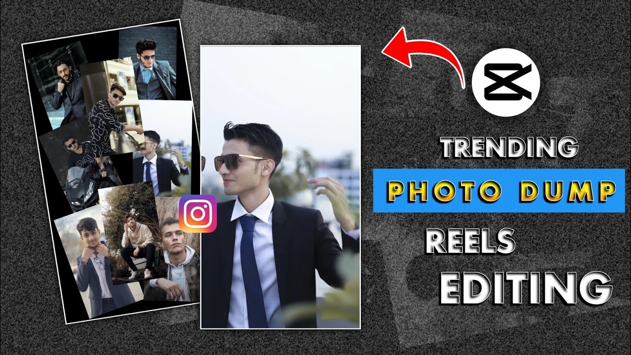 Photo dump video editing in capcut || new trending instagram reels video editing || capcut ...