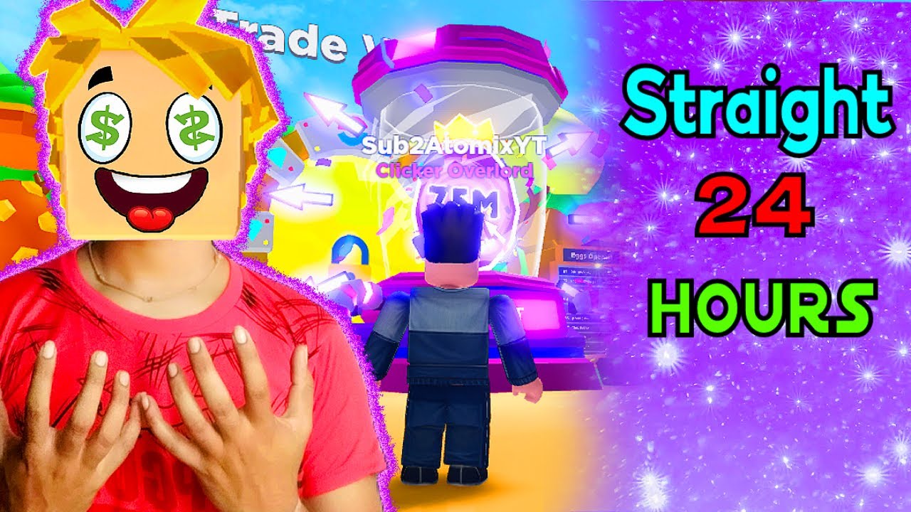 OPENING NEW EGGS STRAIGHT 24 HOURS In Clicker Simulator #4 || Roblox ...