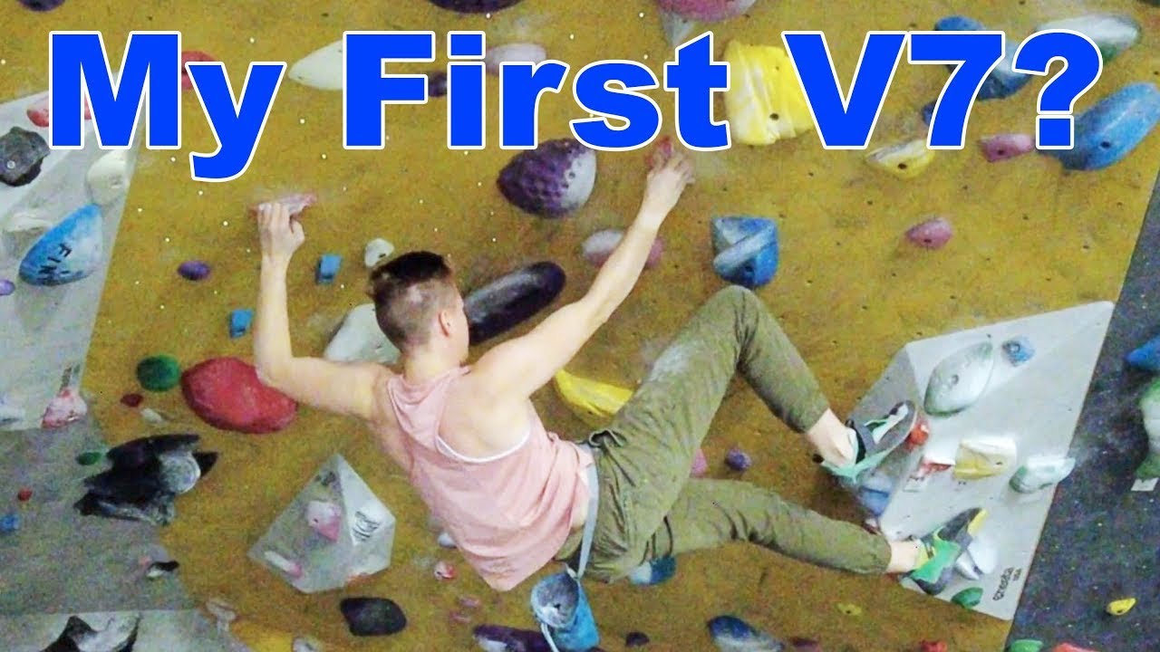 I Climbed My First V7 In Just 7 Weeks! Here's How I Did It - YouTube