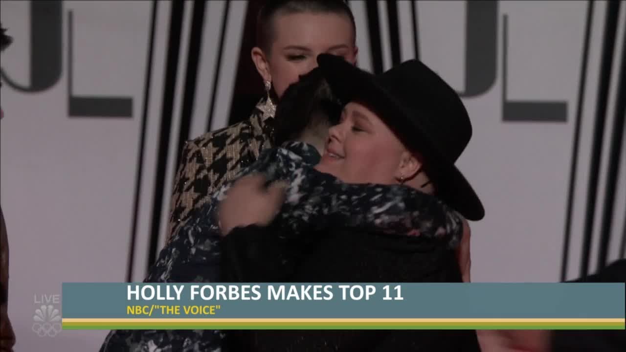 Holly Forbes makes top 11 on NBC's 'The Voice' - YouTube