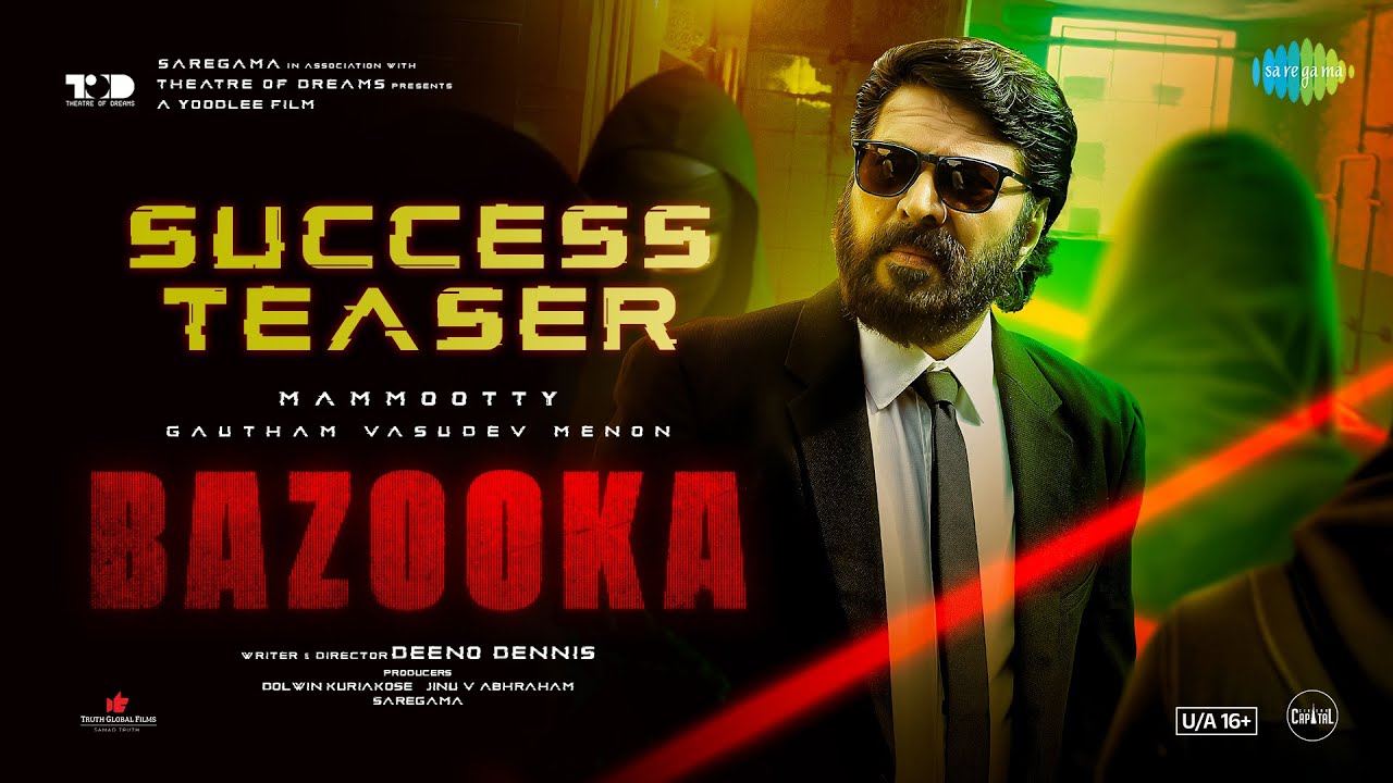 Bazooka - Success Teaser | Mammootty | Gautham Vasudev Menon | Deeno ...