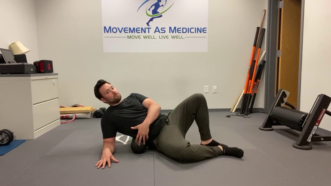 How To Foam Roll Your Low Back - YouTube
