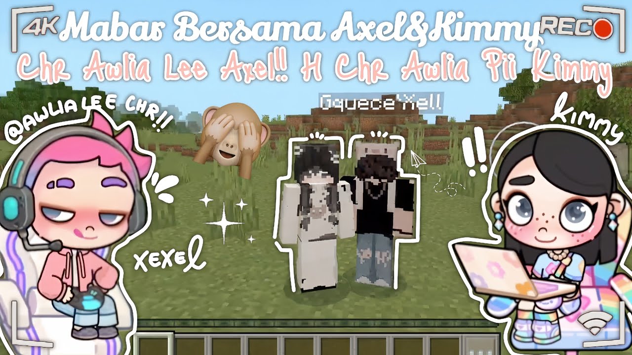 AVATAR WORLD | MINECRAFT | MABAR BERSAMA AXEL AND KIMMY | - YouTube