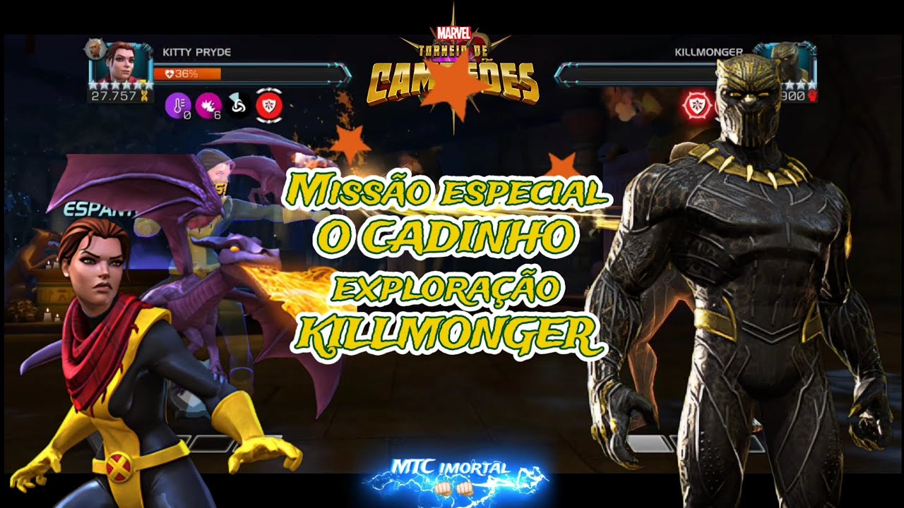 @mtcimortal Missão especial O CADINHO/exploração KILLMONGER | Mcoc ...
