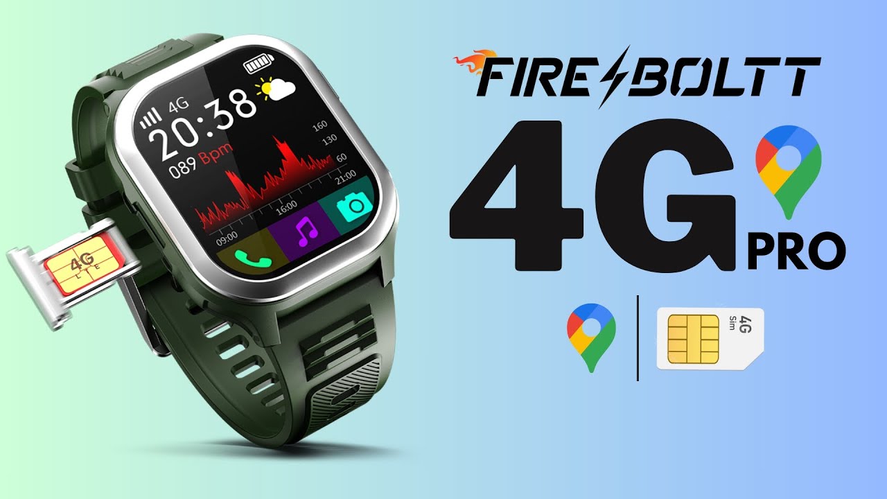 Fire-boltt 4G Pro⚡| Smartwatch With Sim Card Calling | 📞 - YouTube