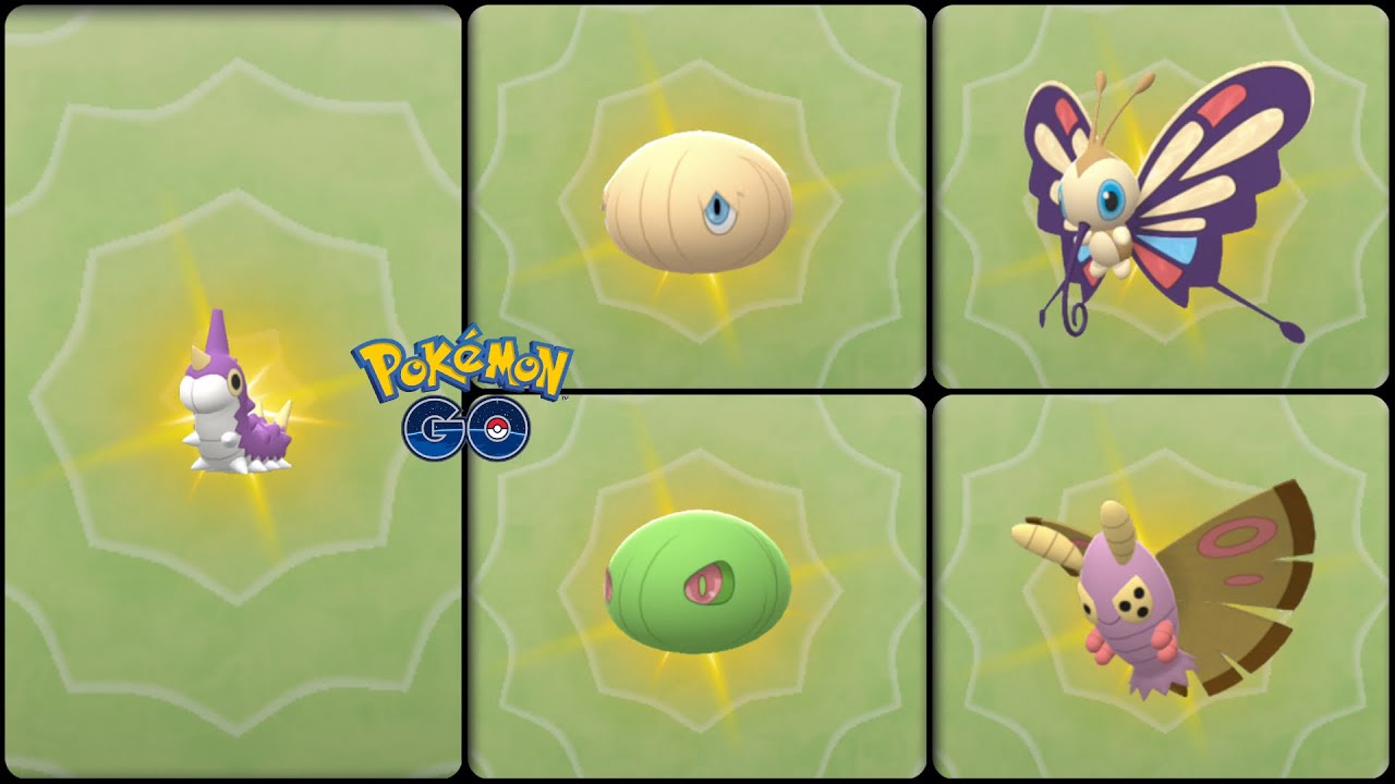 Pokemon Go: Evolving Shiny Wurmple into Shiny Silcoon & Beautifly and ...