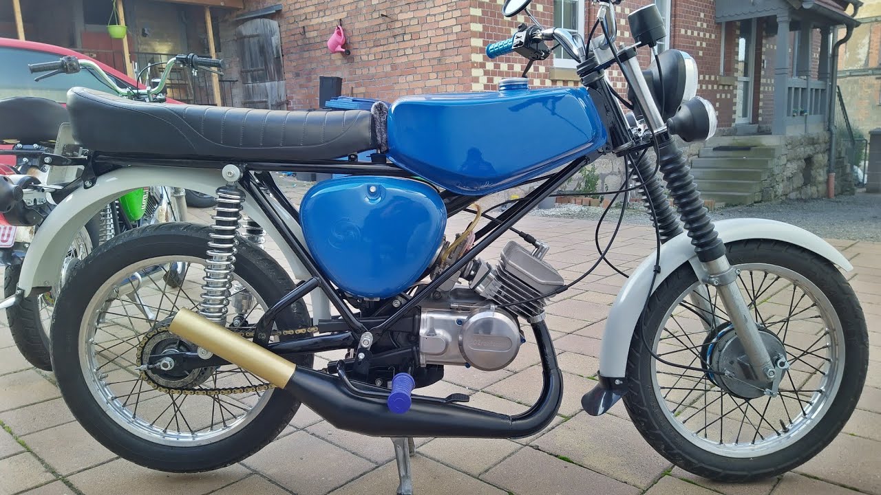Simson Extrem Tuning | RH85 S60 Membran und 50ccm ALMOT | Neue Auspuffe ...