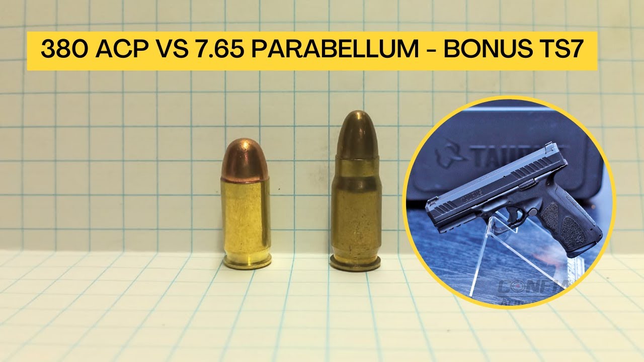 380 ACP Vs 7.65 Parabellum - Bonus TS7 - YouTube