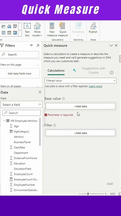 How to create Quick Measure in Power BI | BI Structure - YouTube