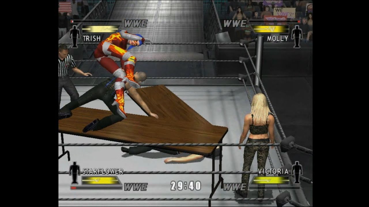 WWE Day of Reckoning (NINTENDO GAMECUBE) Tables and Tag Team - YouTube